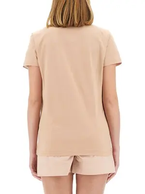 Moncler T-shirt With Logo - Pink