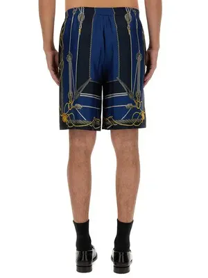 Versace Bermuda Twill Shorts - Multicolour