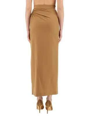 Max Mara Navona Long Skirt - Beige