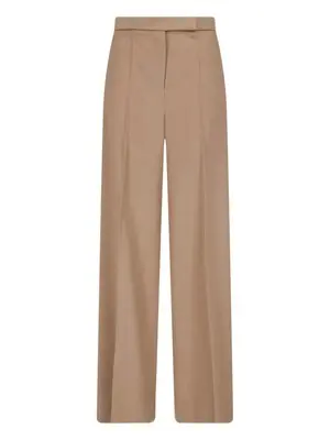 Burberry Tailored Virgin Wool Trousers - Brown