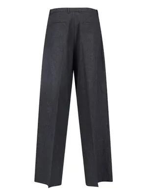 Burberry Tailored Wool Trousers - Gray