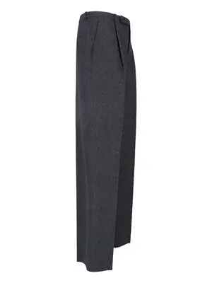 Burberry Tailored Wool Trousers - Gray