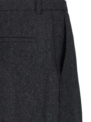 Burberry Tailored Wool Trousers - Gray