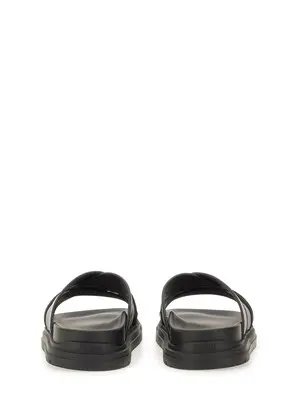 Fendi Criss-cross Slide Sandal