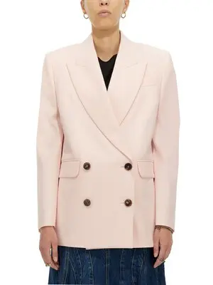 Alexander McQueen Double-breasted Jacket - Pink