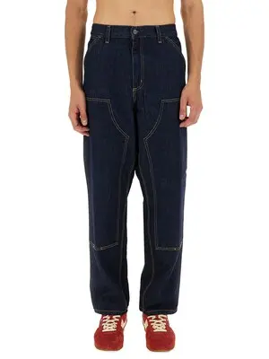 Carhartt Work In Progress Double Knee Pants - Denim