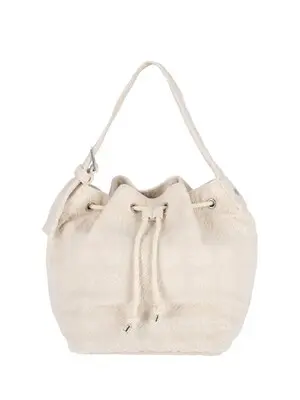 Tory Burch T Monogram Bucket Bag - White