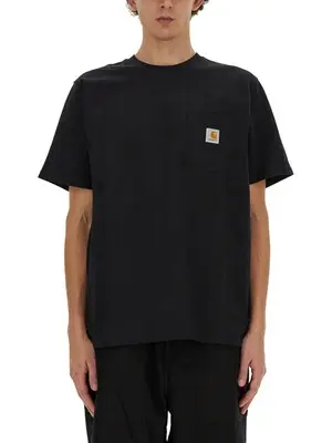 Carhartt Work In Progress T-shirt With Pocket - Black