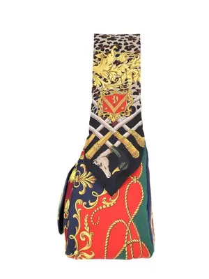 Junya Watanabe Printed Silk Crossbody Bag - Multi