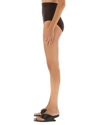 Rick Owens High Waisted Slim Fit Shorts