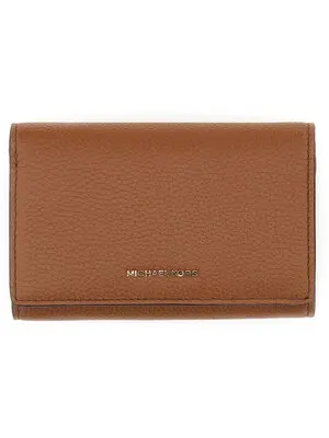 Michael Kors Leather Wallet - Buff