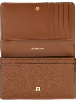 Michael Kors Leather Wallet - Buff