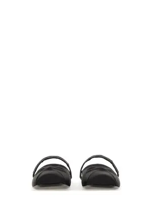 Marni Ballerina Sabot With Bow Detailing - Black