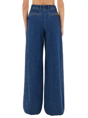 Dolce & Gabbana Wide Leg 5 Pocket Pants