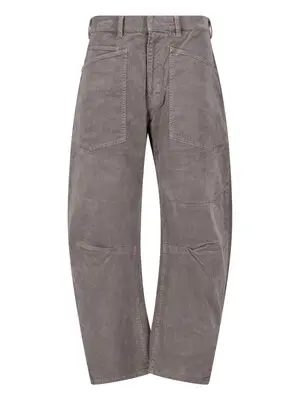 NILI LOTAN Shon Camouflage Cargo Pants - Gray