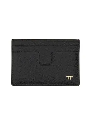 TOM FORD T Line Card Holder - Black