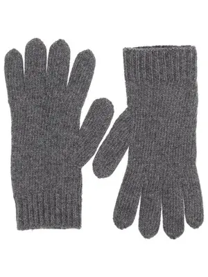 VIVIENNE WESTWOOD Gloves With Orb Embroidery - Grey