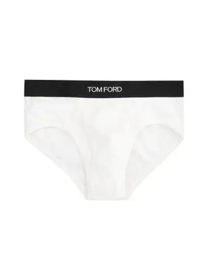 TOM FORD Briefs With Logo - White