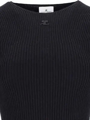 COURREGES Solar Light Logo Sweater