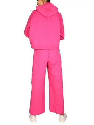 Alexander McQueen Hoodie With Drawstring - Fuchsia