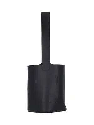 Loewe Pebble Bucket Bag - Black