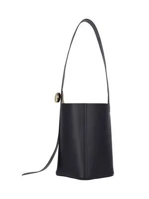 Loewe Pebble Bucket Bag - Black