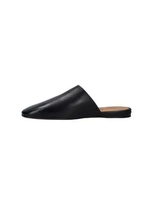 Miu Miu Calf Leather Mules - Black