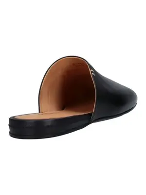 Miu Miu Calf Leather Mules - Black