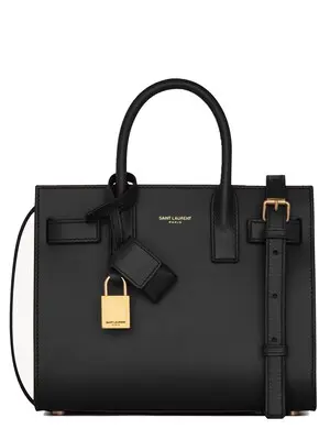 Saint Laurent Sac De Jour Handheld Bag - Black