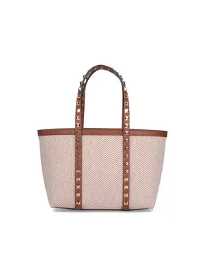 Valentino Garavani Small Rockstud Shopping Bag