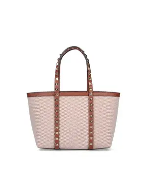 Valentino Garavani Small Rockstud Shopping Bag