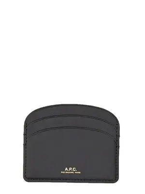 A.p.c. A. P.c. Demi Lune Card Holder - Black