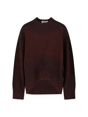 Attico Asymmetrical Sweater - Brown