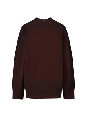 Attico Asymmetrical Sweater - Brown