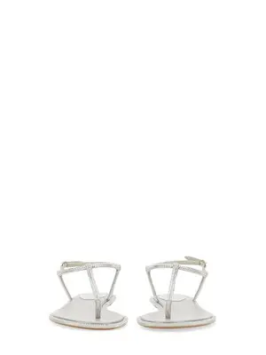 Rene Caovilla Diana Sandal - Silver