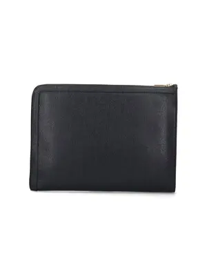Thom Browne Front Logo Briefcase