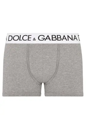 Dolce & Gabbana Regular Fit Boxer Shorts - Grey