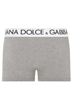 Dolce & Gabbana Regular Fit Boxer Shorts - Grey