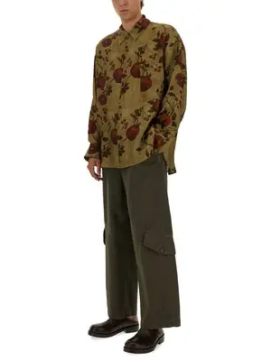UMA WANG Pomegranate Print Shirt