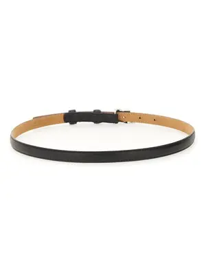 COURREGES Leather "ac" Belt