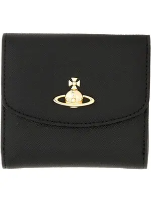 VIVIENNE WESTWOOD Leather Wallet - Black