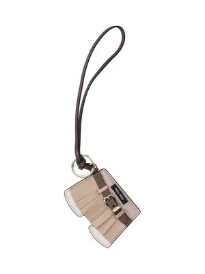 Miu Miu Mini Skirt Keychain Trick - Beige