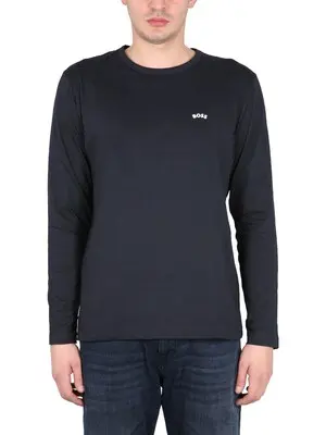BOSS T-shirt With Logo - Blue