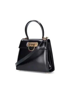 FERRAGAMO Gancini Top Handle Bag