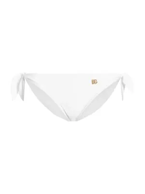 Dolce & Gabbana Bikini Briefs With Bows - White