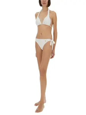 Dolce & Gabbana Bikini Briefs With Bows - White