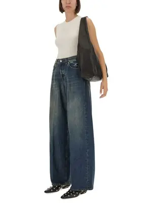 HAIKURE Bethany Wide Leg Jeans - Denim