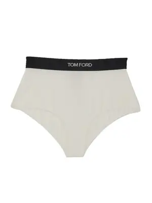 TOM FORD Briefs With Logo - White