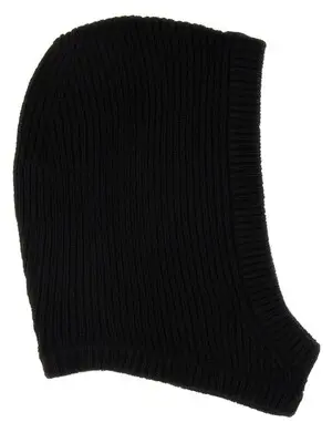Rick Owens Knitted Hood - Black