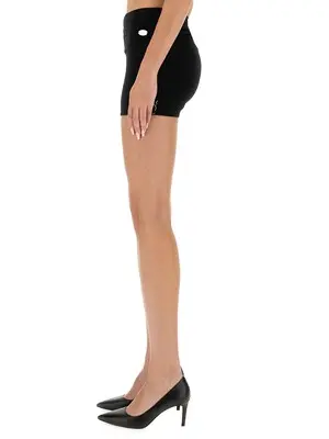 JEAN PAUL GAULTIER Mini 'the Garter' Shorts - Black